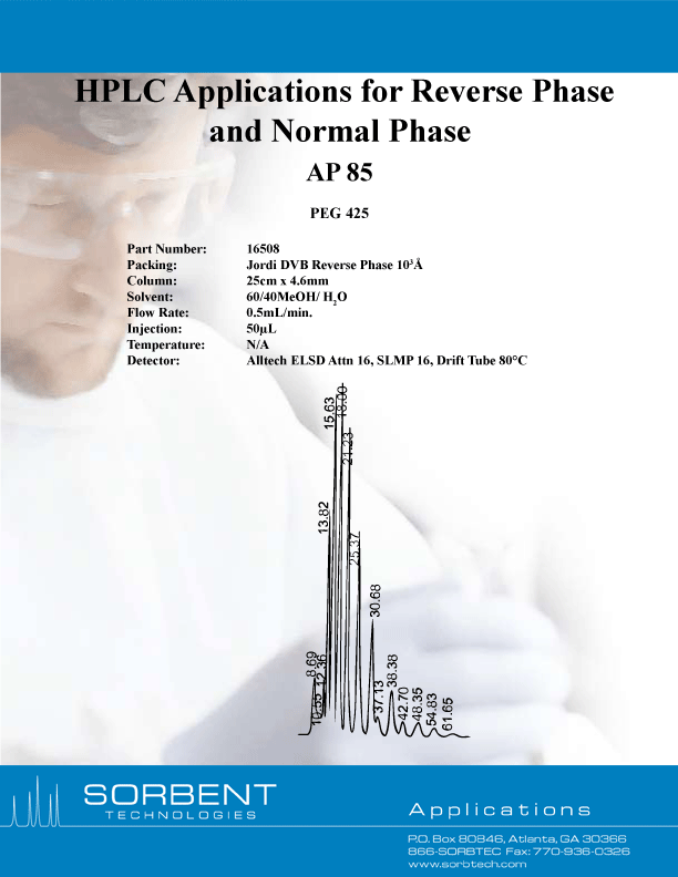 App DB - 10099 PEG 425 | Sorbent Technologies, Inc.